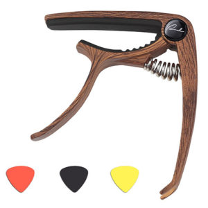 Guitar Capo, Wood Grain Guitar Capo For Acoustic Guitar, Electric Guitar