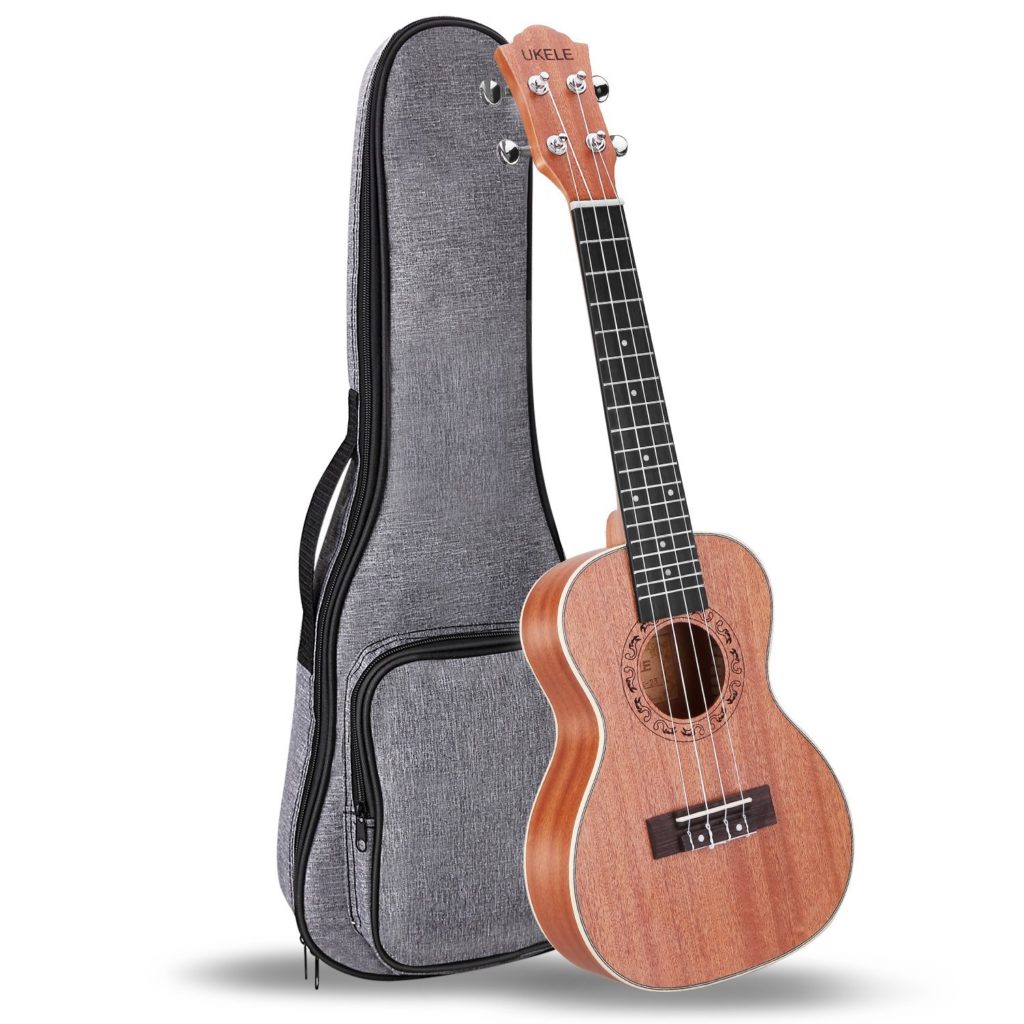 UKELE 23 Inch Concert Ukulele Professional Beginner Instrument with Gig Bag