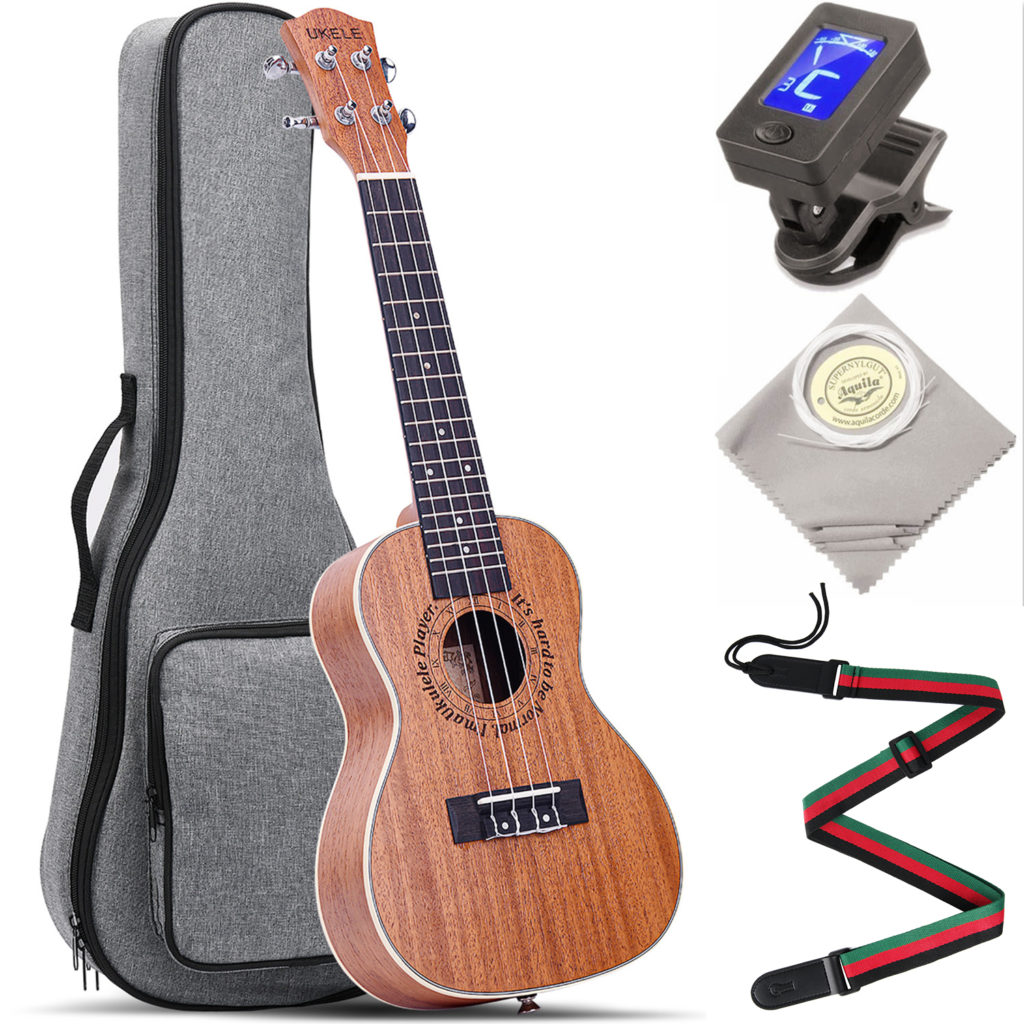Concert Ukulele For Big Hands Adults Ukelele [38mm Nut]